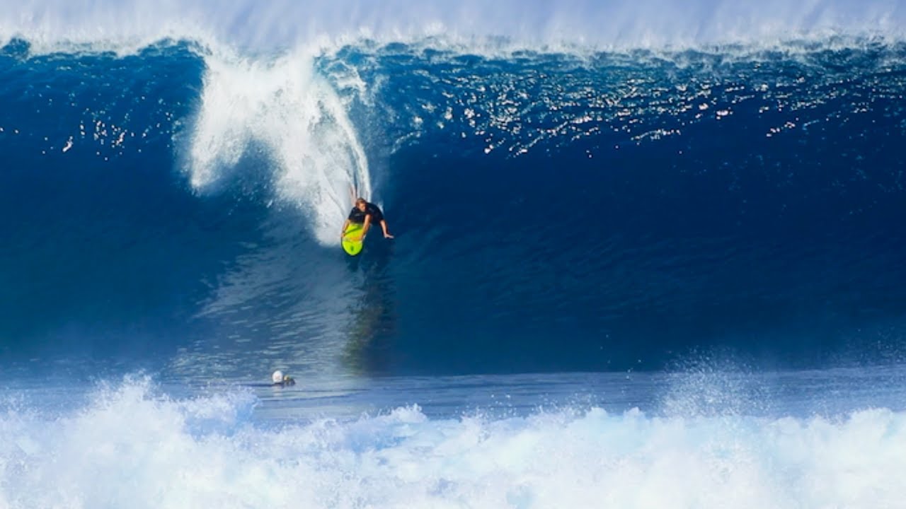 Pipeline Surfing Epic Big Wave John & Nathan Florence, North Shore Oahu ...