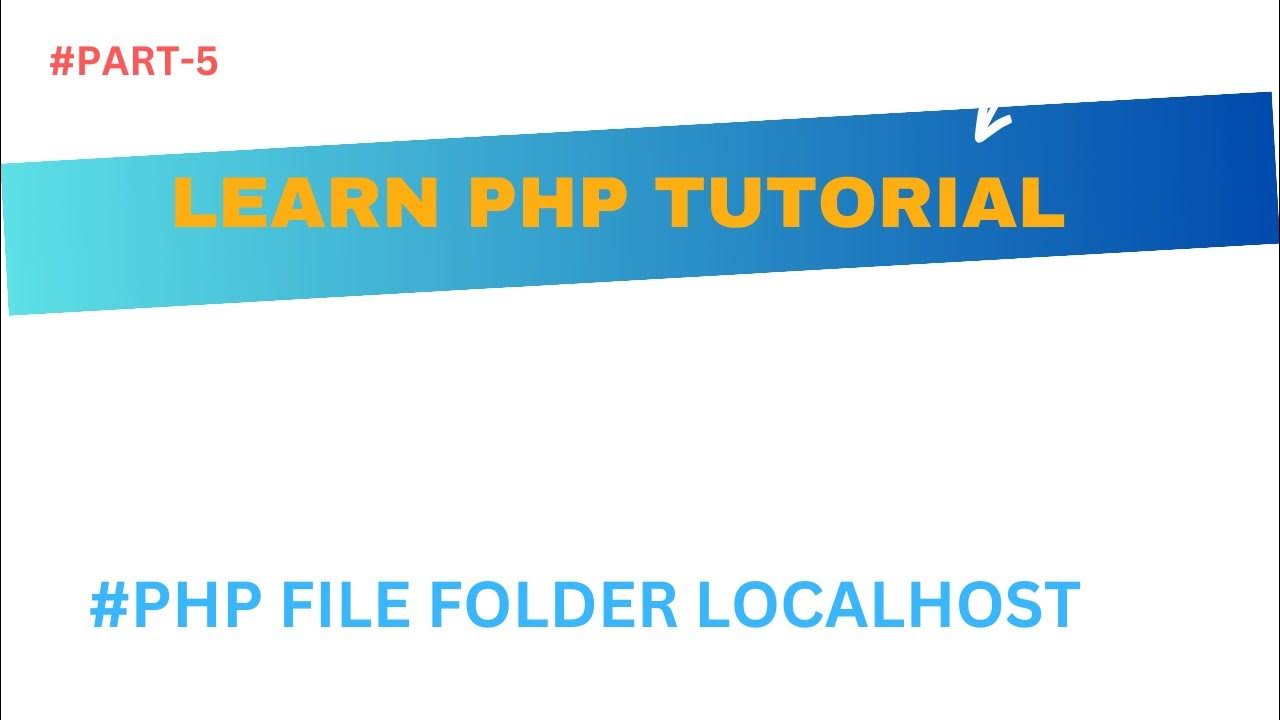PHP file folder Xammp 3 - YouTube