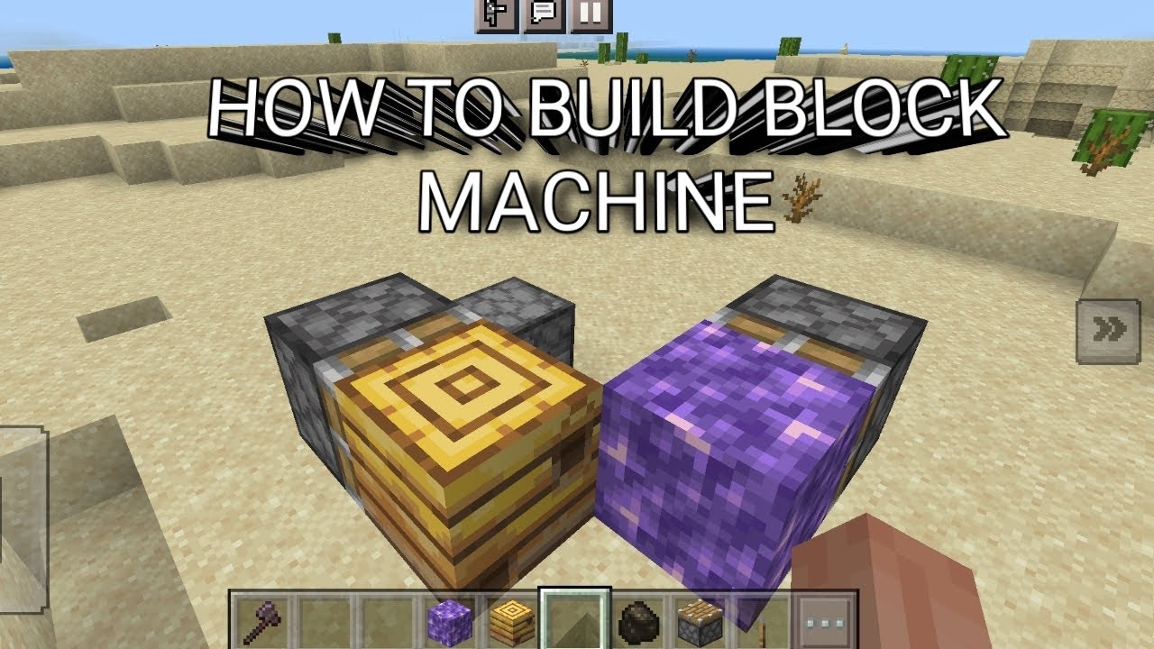 HOW TO MAKE BLOCK MACHINE - YouTube
