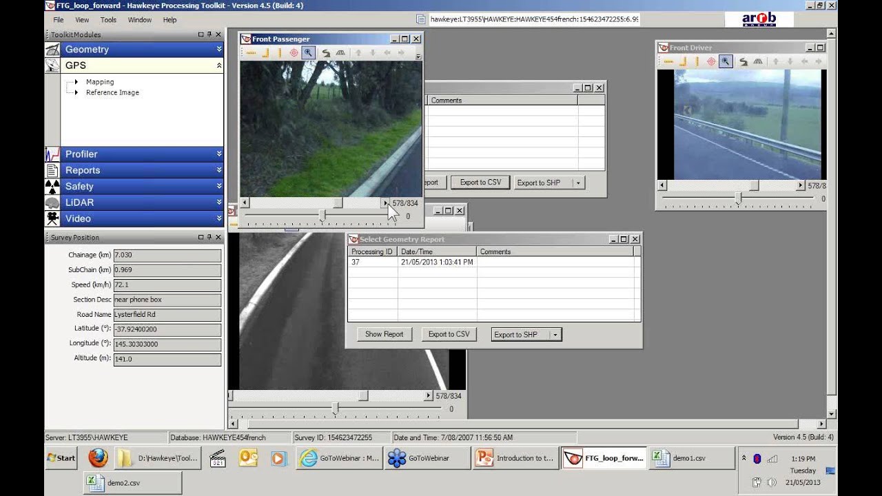 Introduction to ARRB Hawkeye Processing Toolkit - YouTube