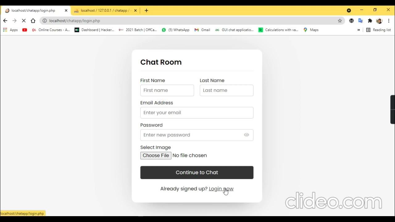 Group Chat Application Project Demonstration - YouTube