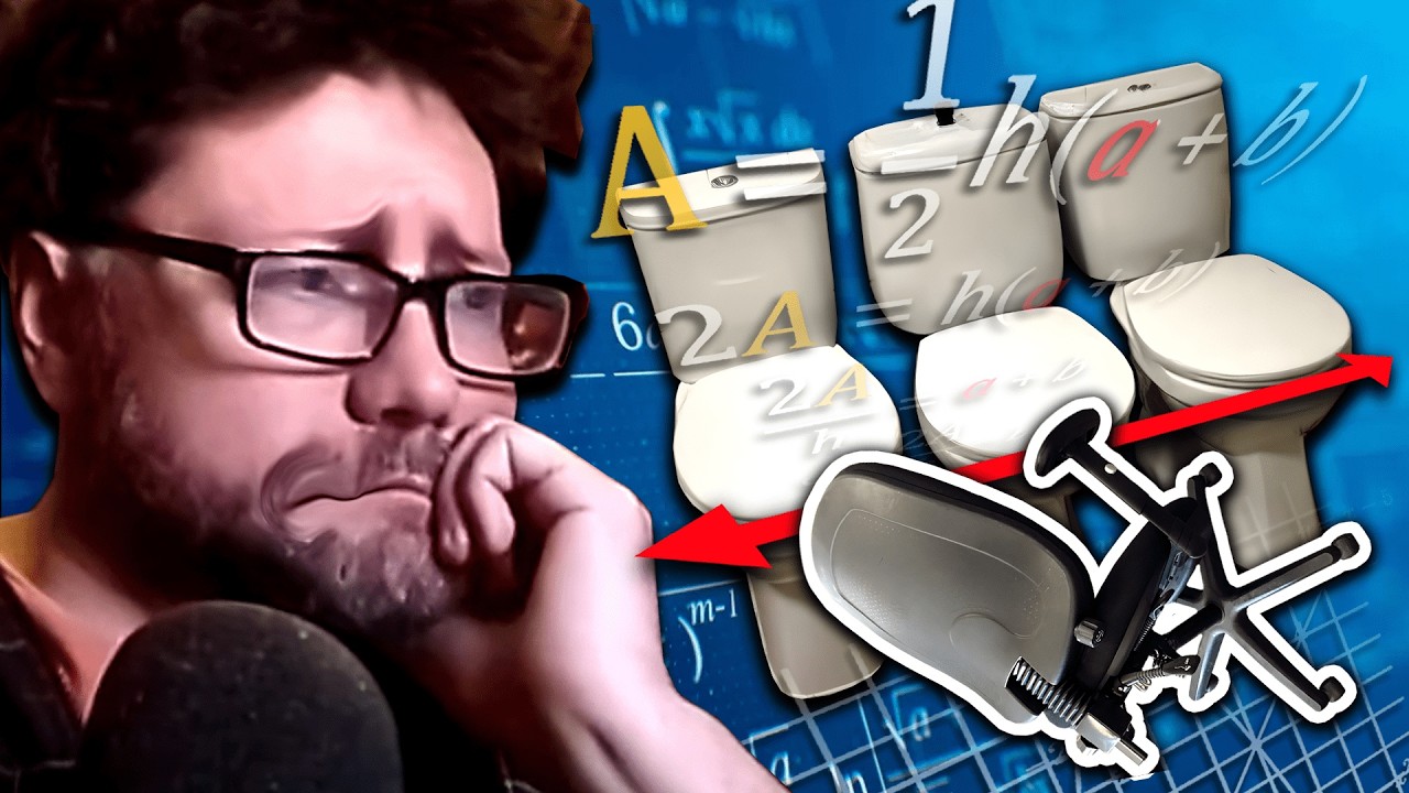 Mike DESTROYS His Gamer Chair - YouTube