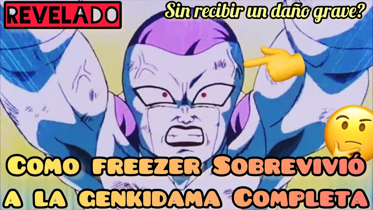 COMO FREEZER SOBREVIVIÓ A LA GENKIDAMA DE GOKU EN DRAGON BALL? - YouTube