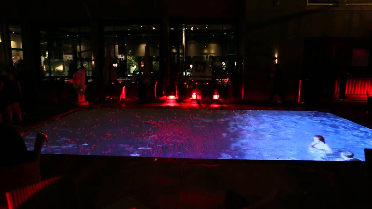 Pool Projection E=MC2 and Kelly Brothers - YouTube