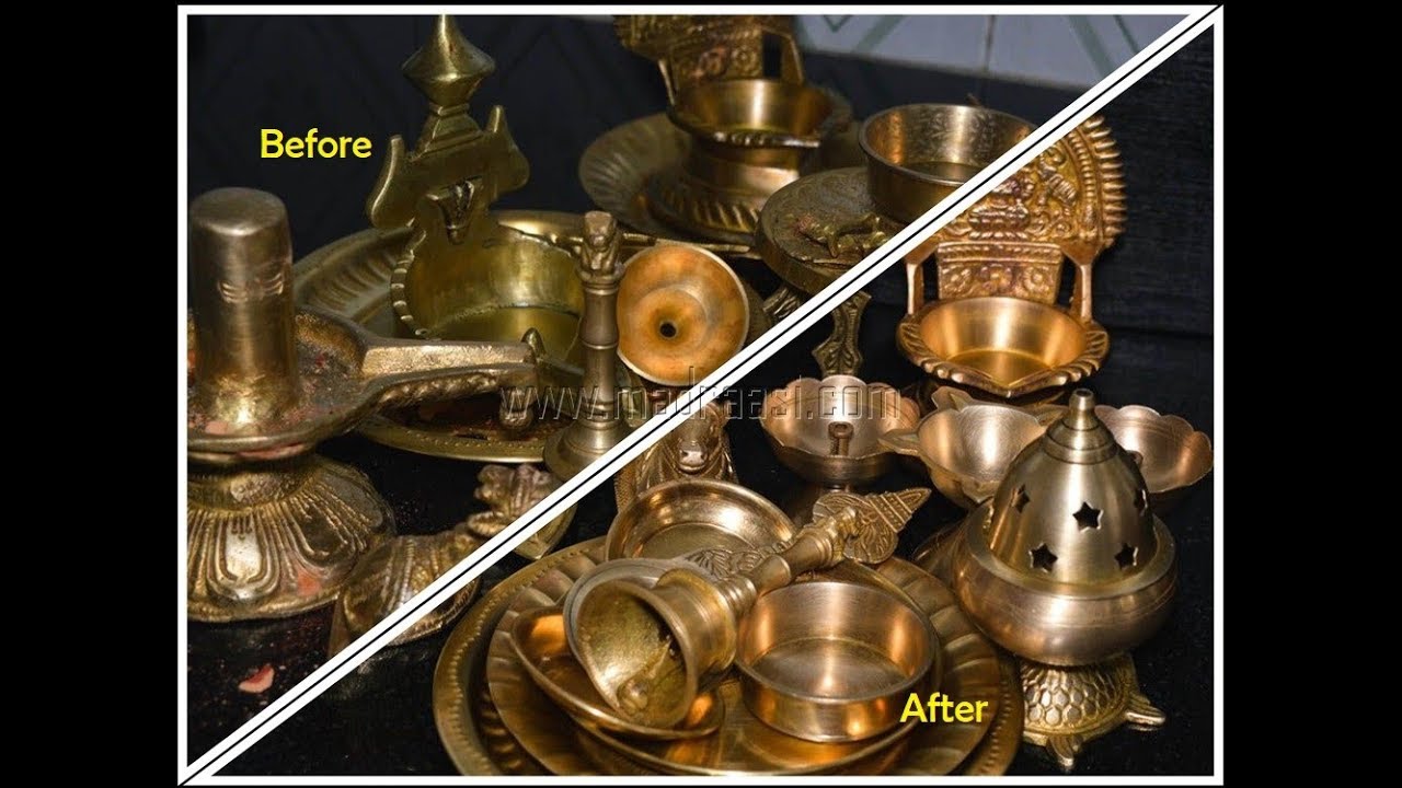 Easy & Simple Method - Cleaning Pooja Items by Madraasi | Sparkling ...