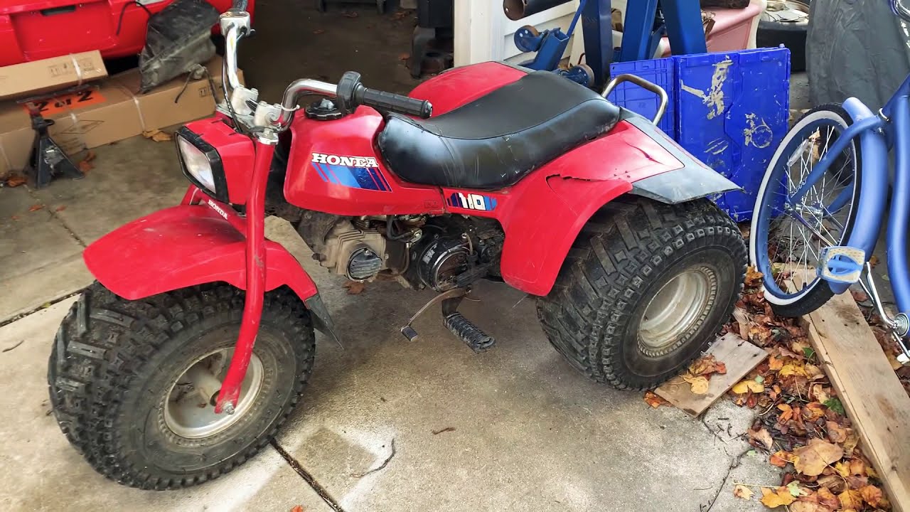 1985 Honda atc 110 - YouTube
