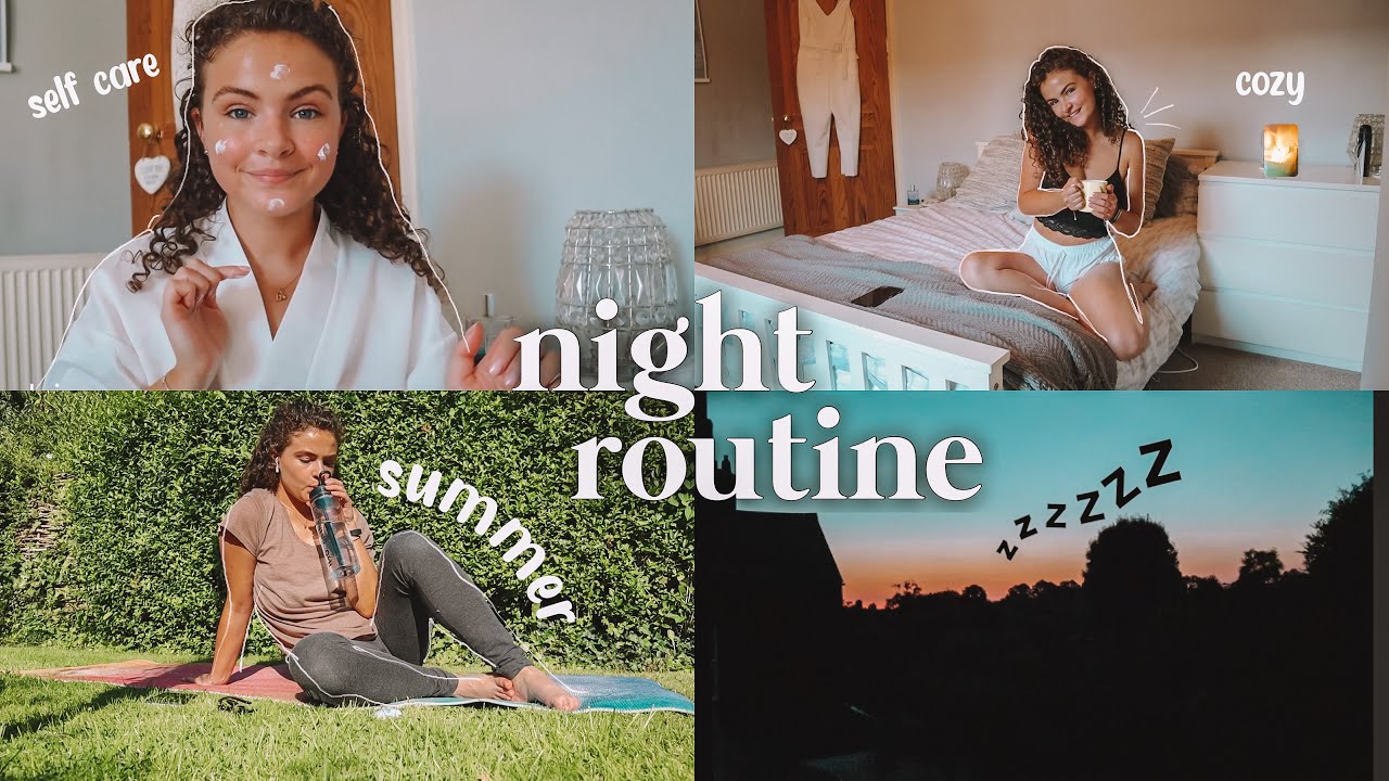 summer night routine 2021 *a productive, cozy and healthy evening ...