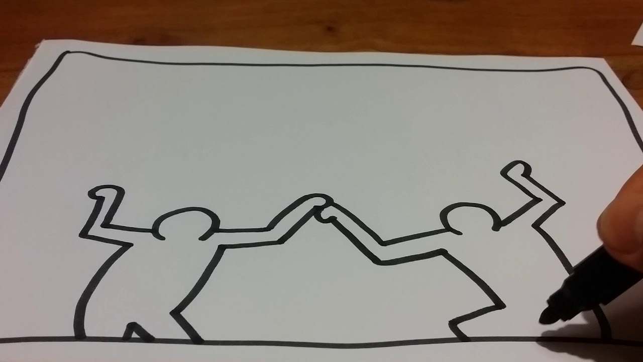 Draw a Keith Haring #9 - YouTube