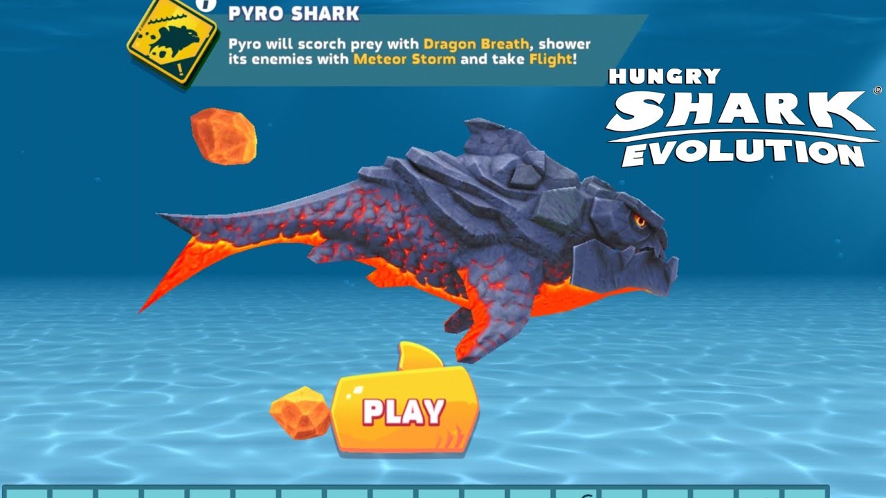 PYRO SHARK GAMEPLAY HUNGRY SHARK EVOLUTION | KAIJU GAMER PH - YouTube