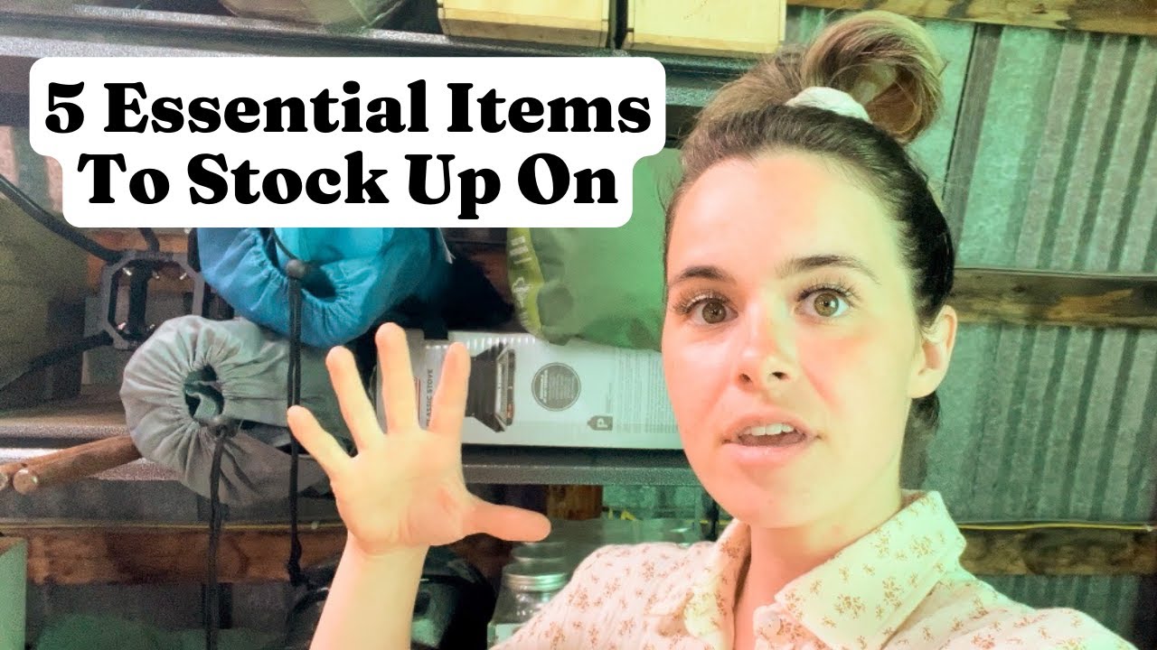 Stock Up on These 5 Items Now! | Prepping For Beginners - YouTube