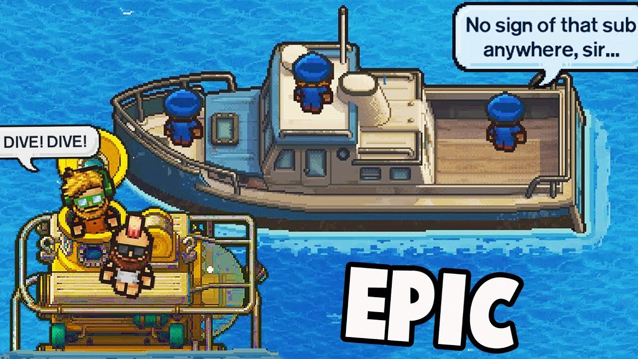 STEALING a Stealth SUBMARINE From the Police! (Escapists 2 Multiplayer ...