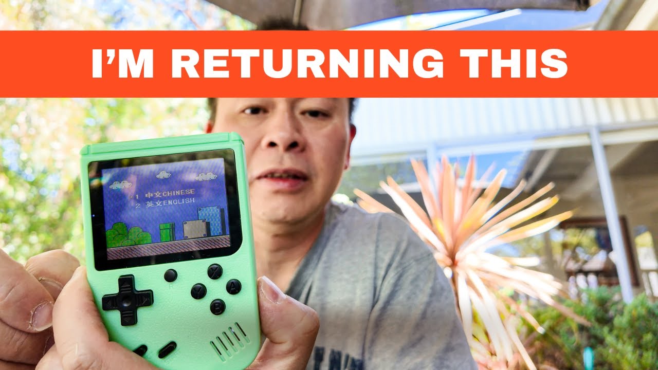 Amazon Returns Are Easy! Faulty Handheld Game Console - YouTube