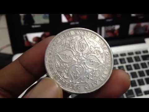 Uang Kuno & Langka - STRAITS SETTLEMENTS 1 DOLLAR 1904