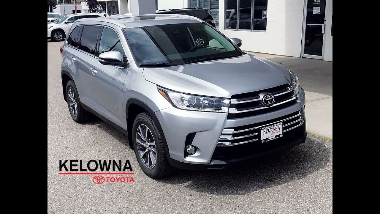 Toyota Highlander XLE Celestial Silver - YouTube