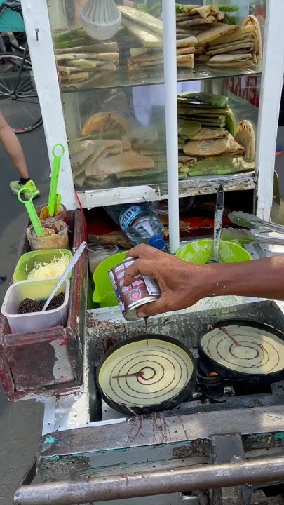 Jajan kue leker martabak mini krispi - YouTube