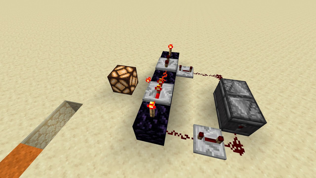 An Observer Clock I made in Minecraft (Sorry about no Mic) - YouTube