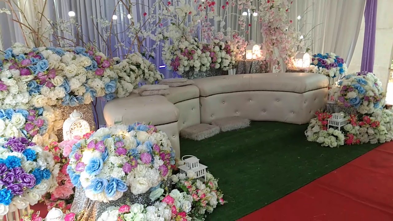 Pelamin ranting,design 3 penjuru - YouTube