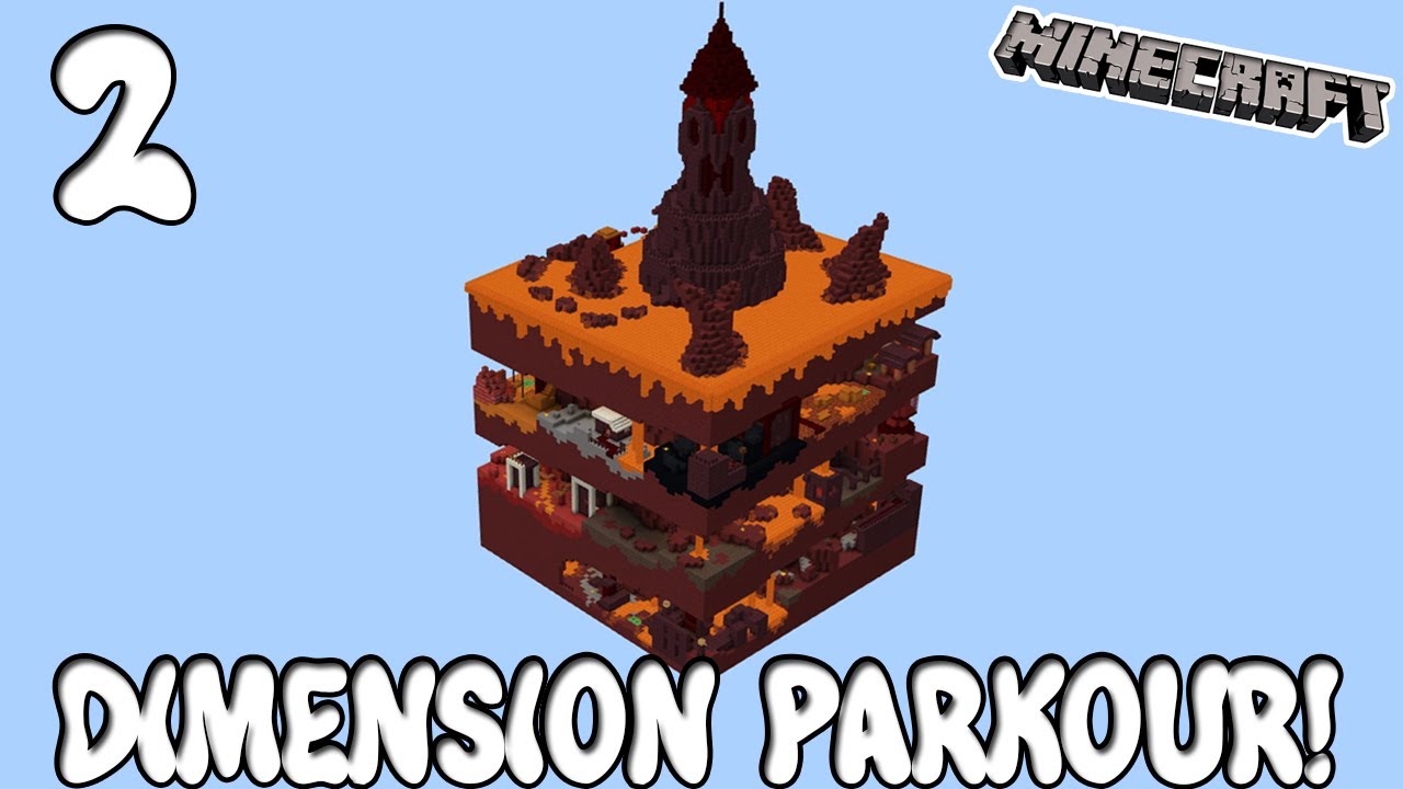 EL NETHER! Minecraft MAPA DIMENSION PARKOUR! Capitulo 2! - YouTube