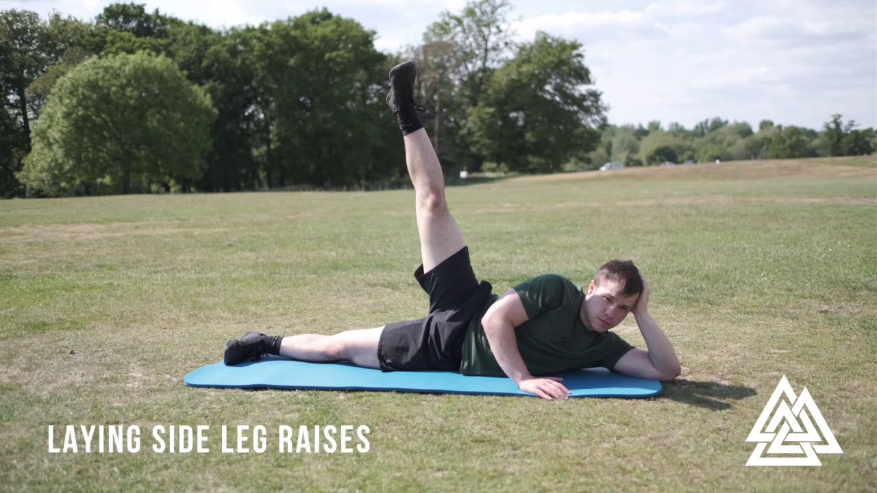 LAYING SIDE LEG LIFTS - YouTube