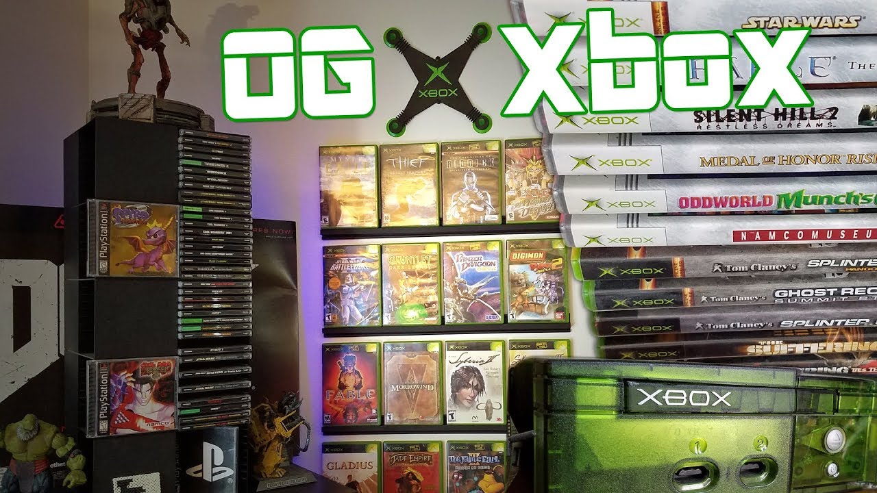 OG XBOX Collection! Game Room Tour 2017 4K - YouTube