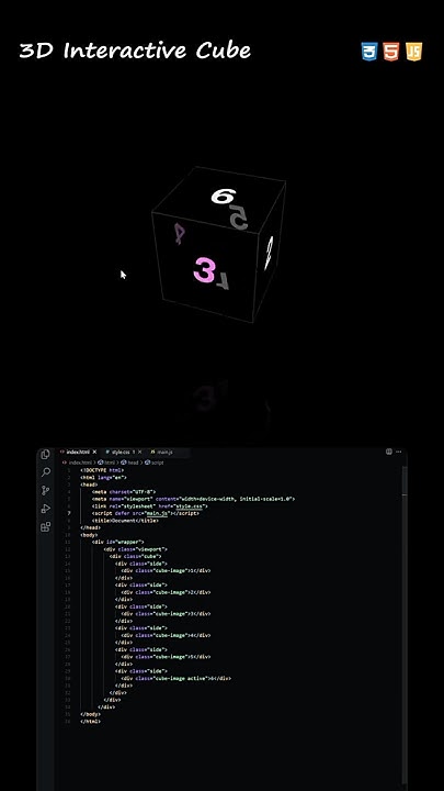 3d interactive Cube Game #trending #coding #webdevelopment #game #shorts #htmlcssjavascript # ...