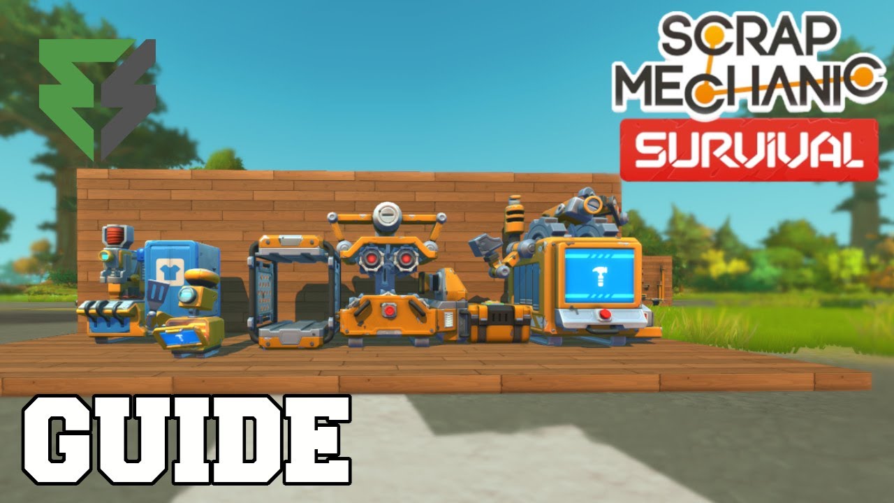 Survival Guide 4/8 | Die Bots und Maschienen der Werkstatt | Scrap ...