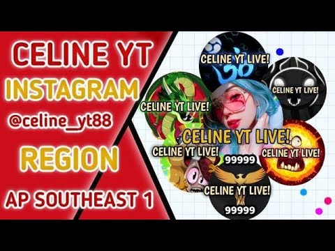AGARIO LIVE STREAMING ||SUPPORTED ME BY USING #CELINE YT LIVE FOR FEED ...