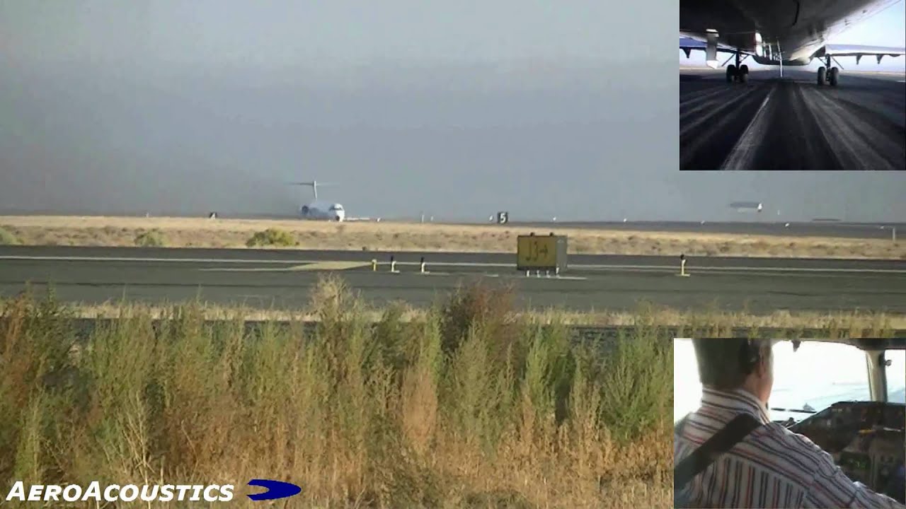 MD-80 Rejected Takeoff Test - YouTube