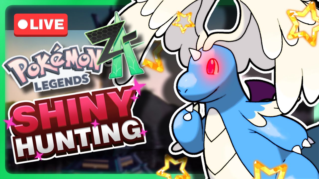 🔴LIVE🔴 Pokemon Legends Z-A | Shiny hunting EVERY ALPHA MEGA with the ...