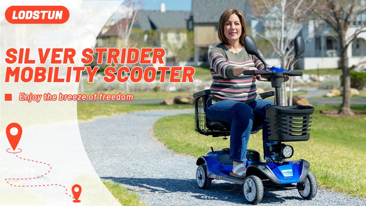 Lodstun Silver Strider YL-07 Mobility Scooter - YouTube