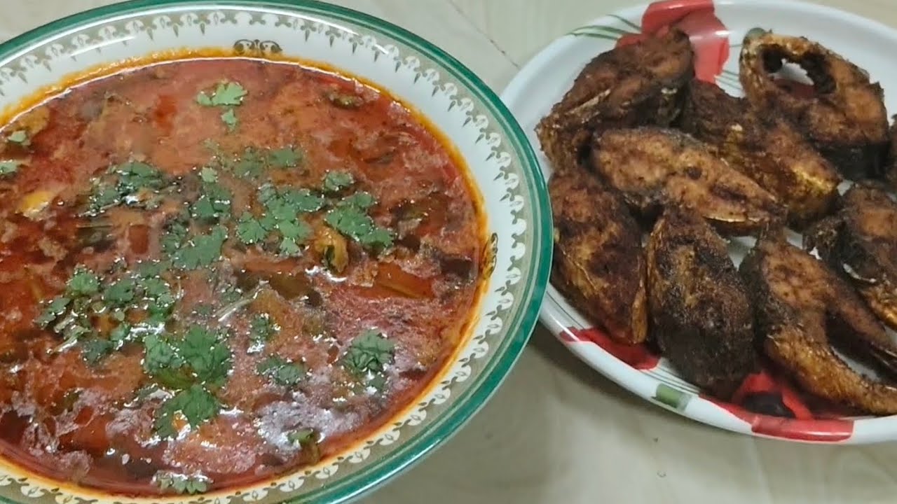 Tasty fish curry and fish fry 😋 very tasty by mazedar recipes ♥️ - YouTube
