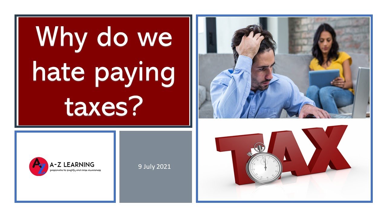 Why do we hate Tax payments - YouTube
