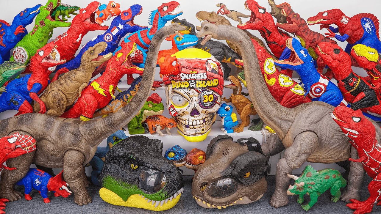 Jurassic World Unboxing Review ASMR | Dino Mask Brachiosaurus ...