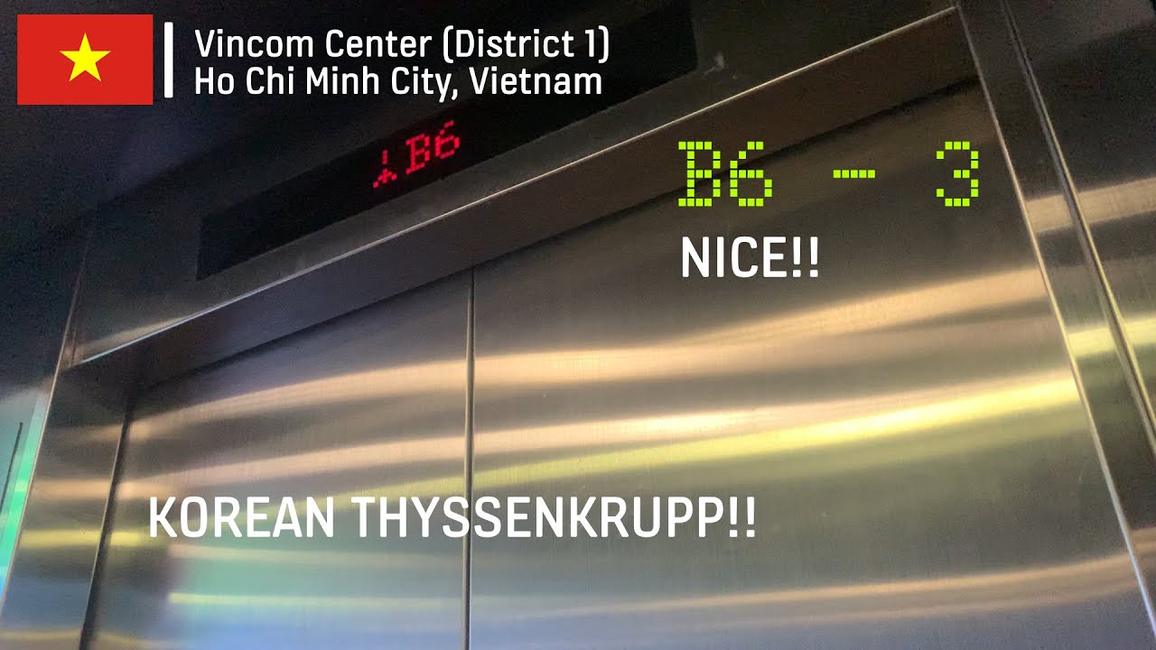 (Retake 2) Korean ThyssenKrupp Elevators - Vincom Center, HCMC, VN - YouTube