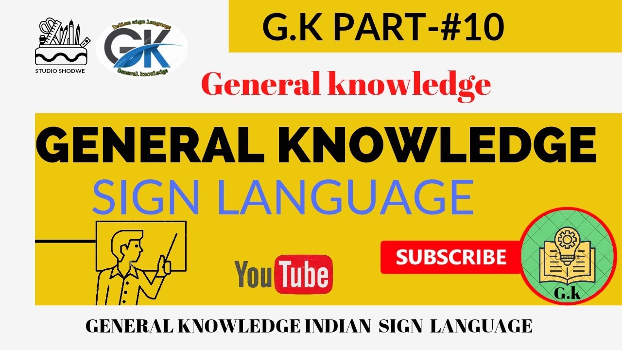 G.k part #10 #english #generalknowledge #signlanguage #indian #deaf ...