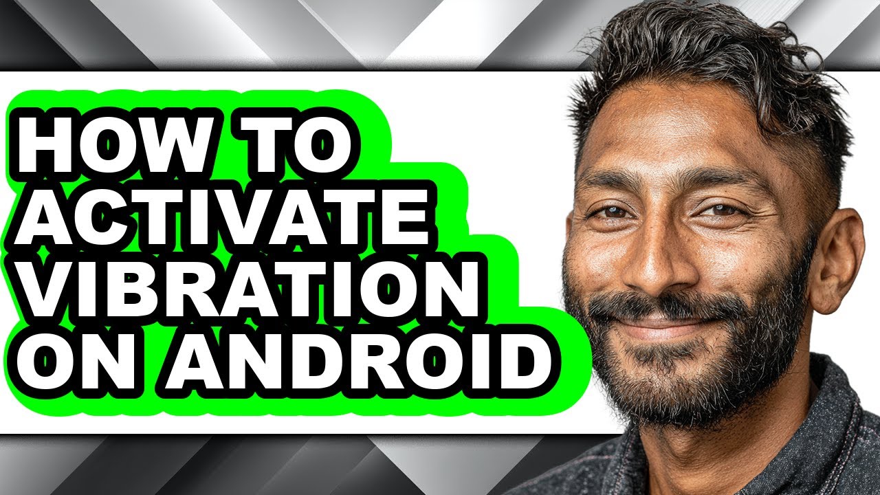 How to Activate Vibration on Android (easy Method) - YouTube