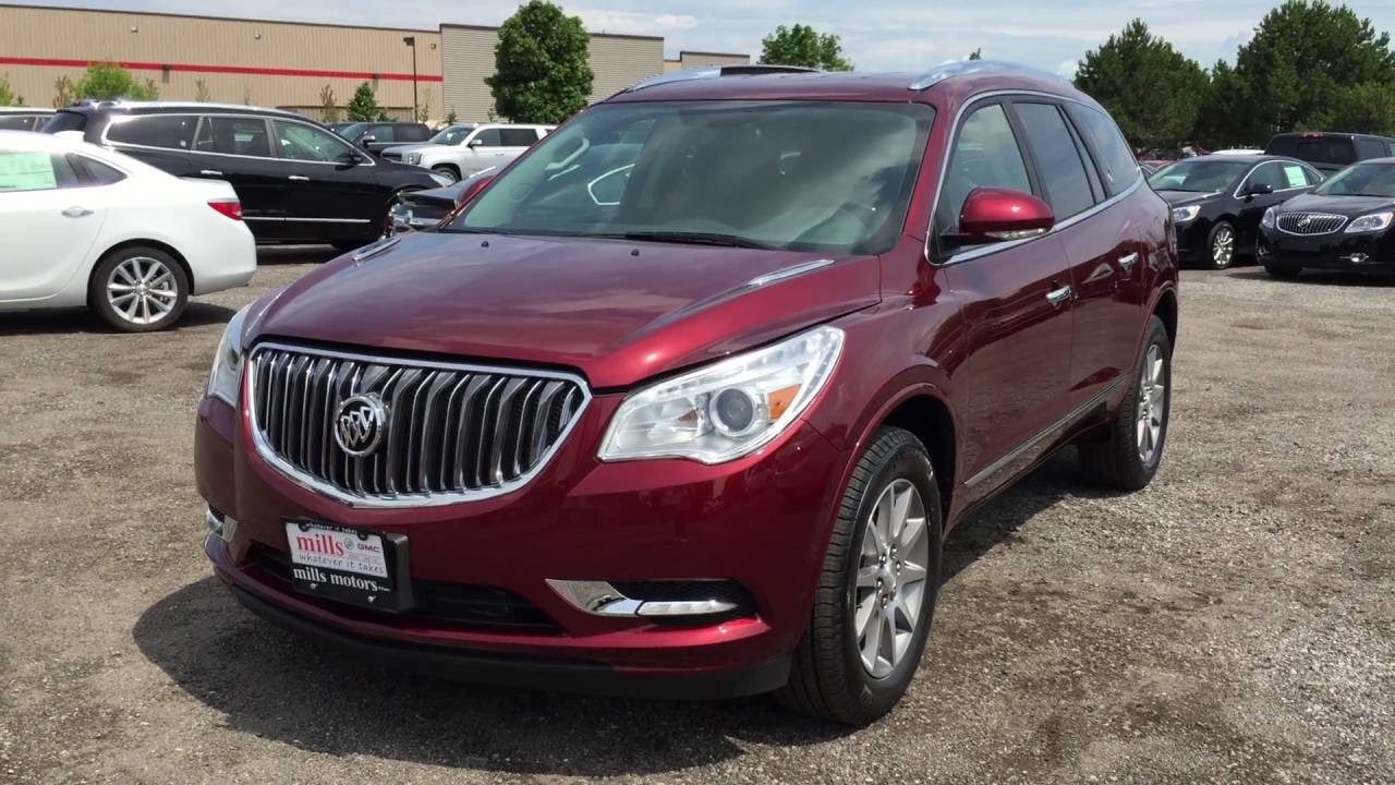 2017 Buick Enclave AWD Leather Heated Seats Red Oshawa ON Stock# 170025 ...