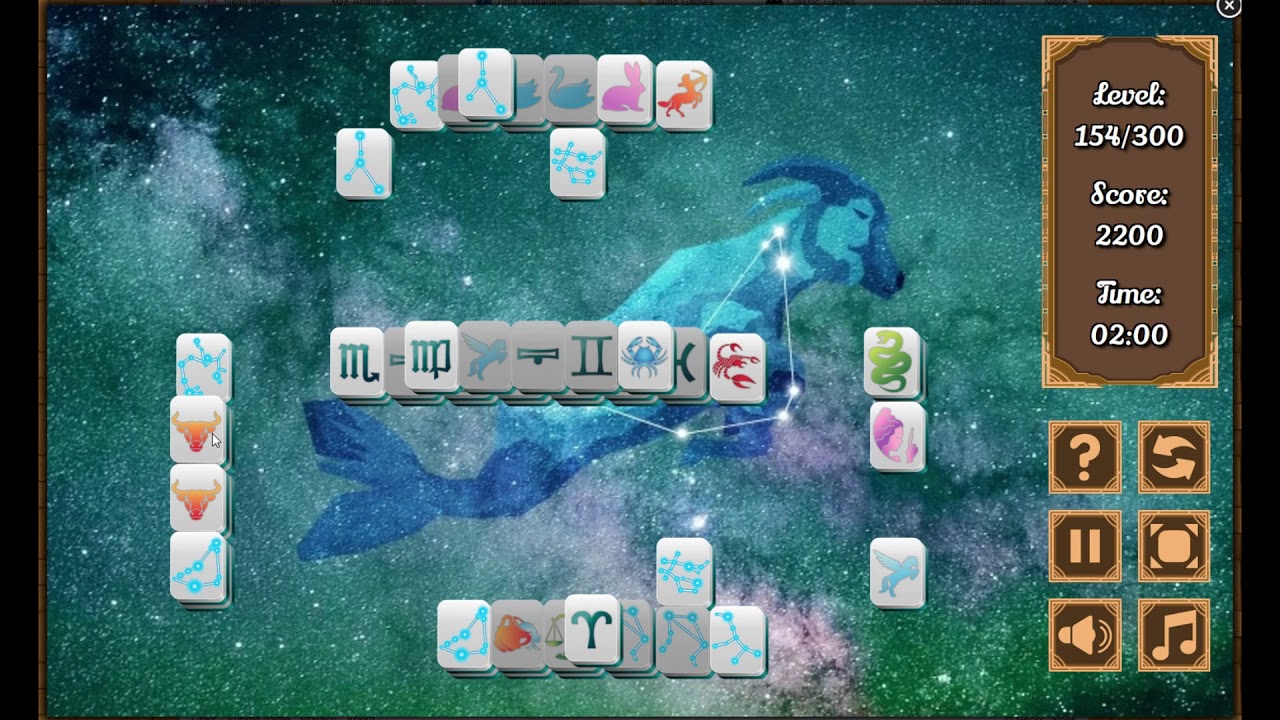 Zodiac Mahjong Level 154/300 - YouTube
