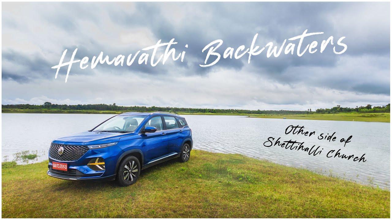 Shooting MG Hector + in Hemavathi Backwaters| Blocked roads to ...