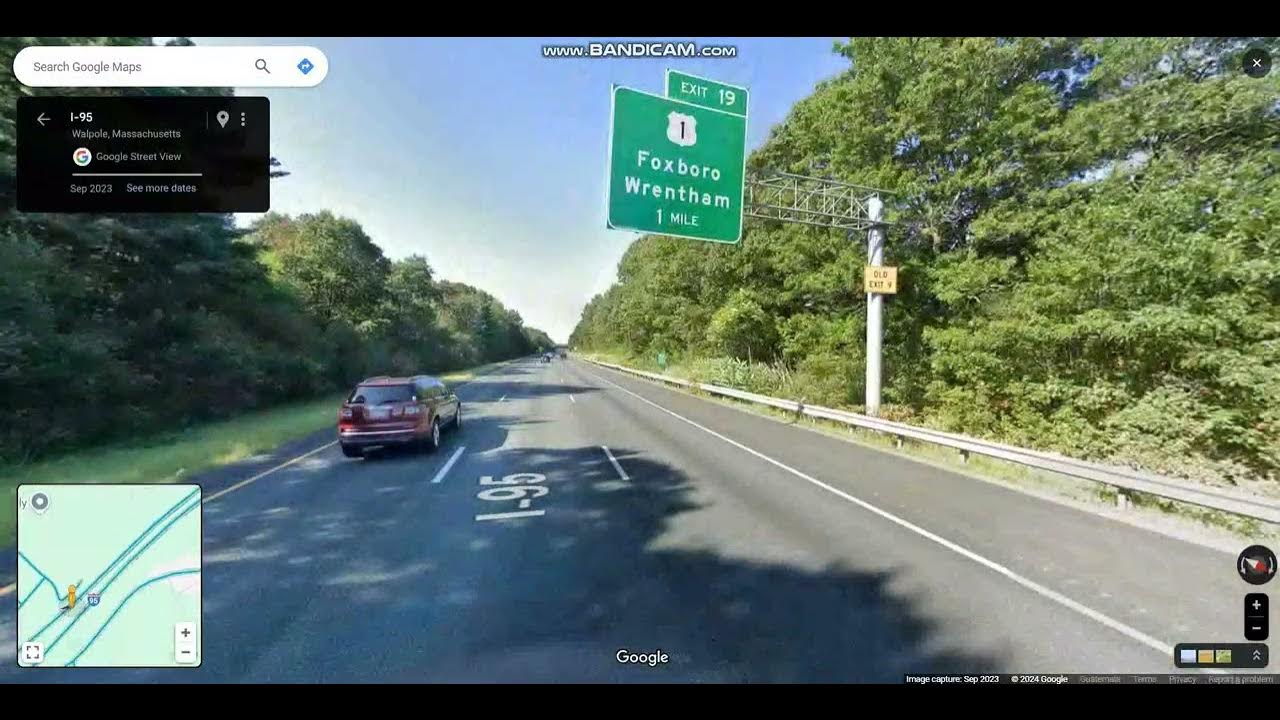 Interstate 95 - Massachusetts (Exits 26 to 12) southbound - YouTube