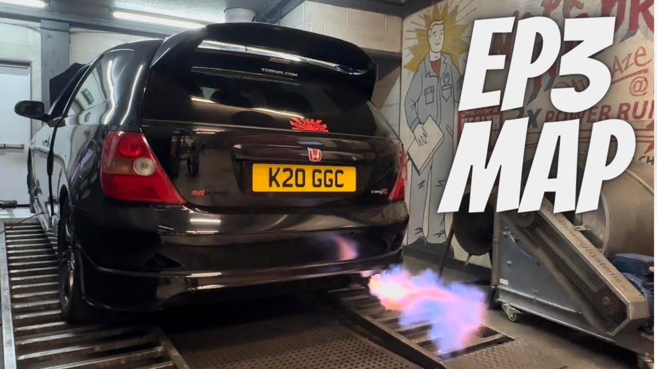 Easy power? Honda Civic Ep3 TypeR Map - YouTube