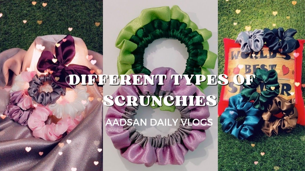 Different Types Of Scrunchies Part 3 | DIY Scrunchies | It is ...