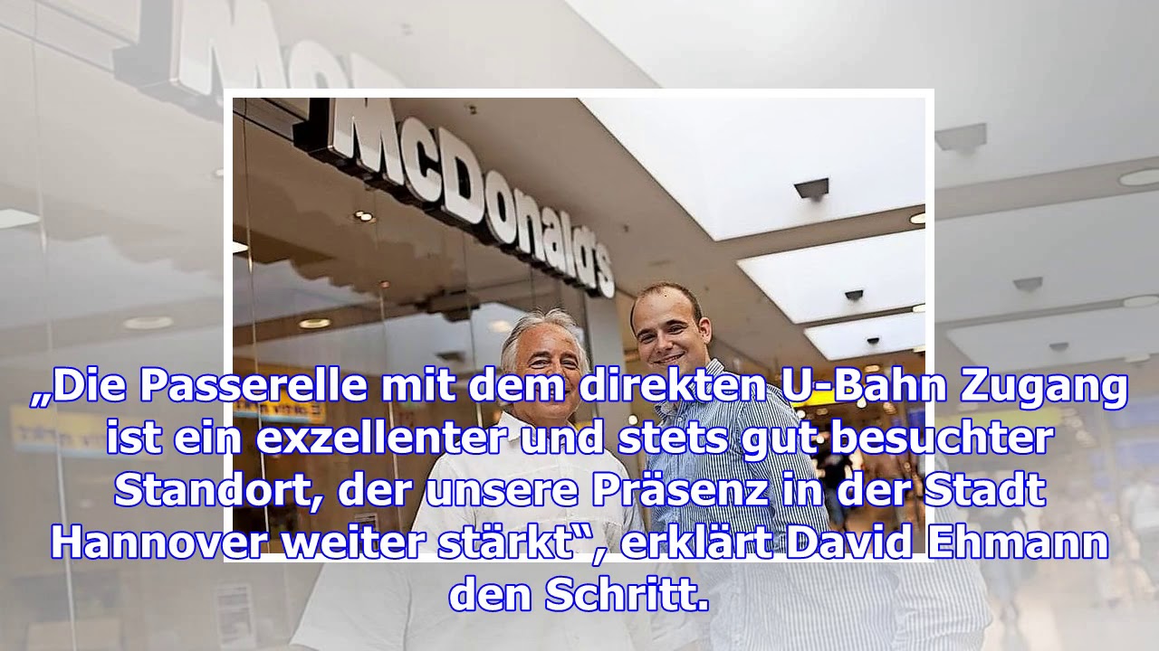 David ehmann übernimmt mcdonald’s am kröpcke in hannover – haz ...