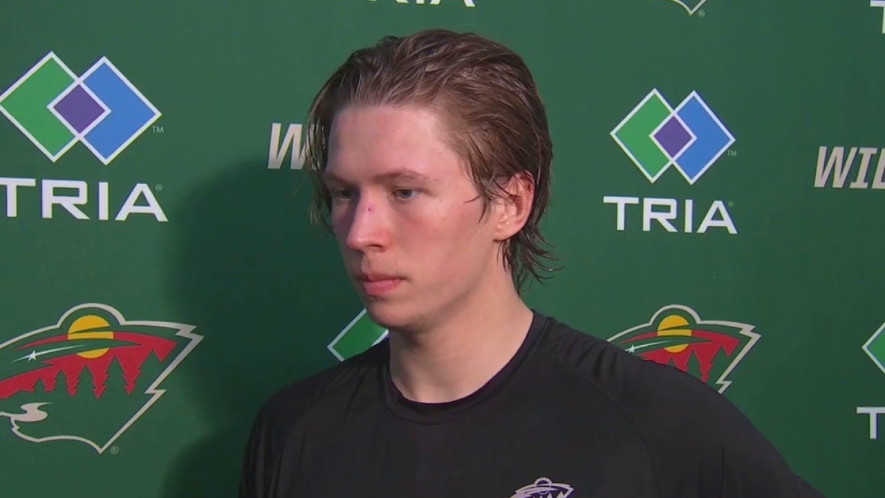 Matt Boldy talks about game-winning goal to beat Devils - YouTube