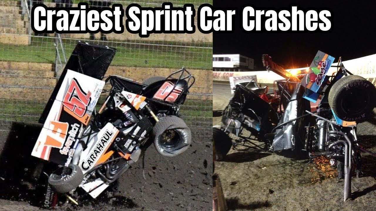 Sprint Car Crash Compilation (Kinda) - YouTube