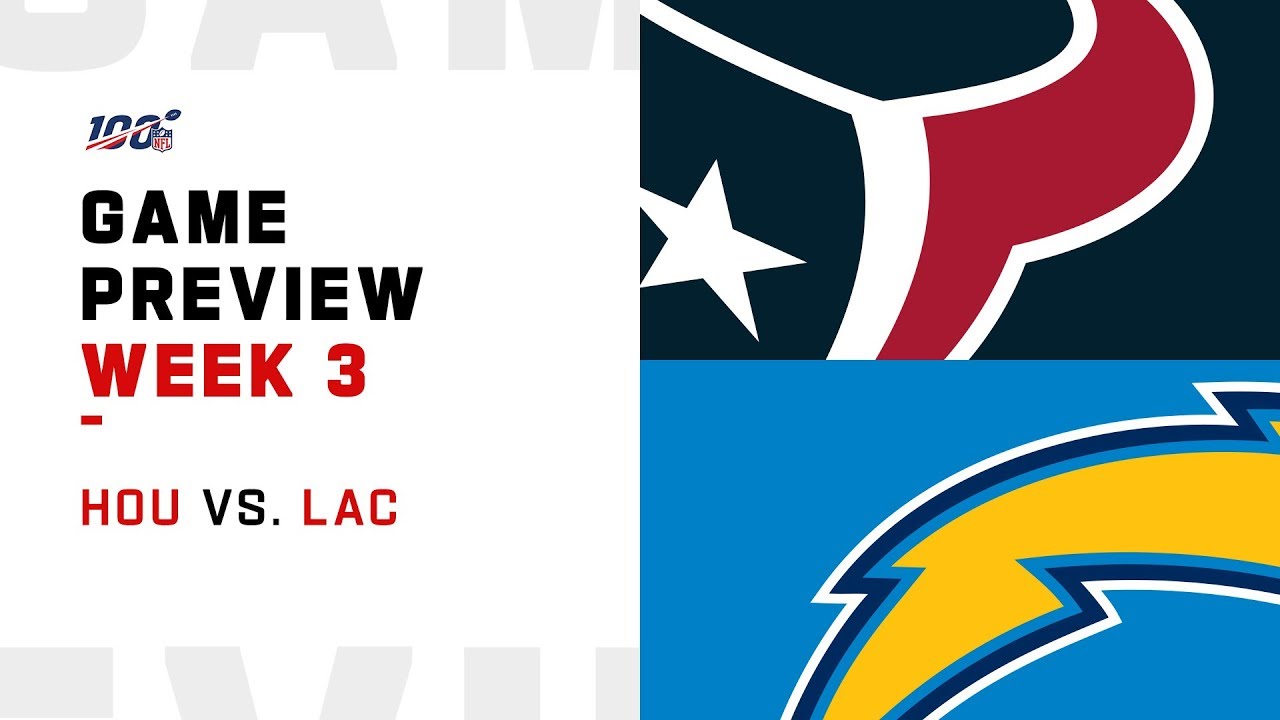 Houston Texans vs. Los Angeles Chargers Week 3 NFL Game Preview - YouTube