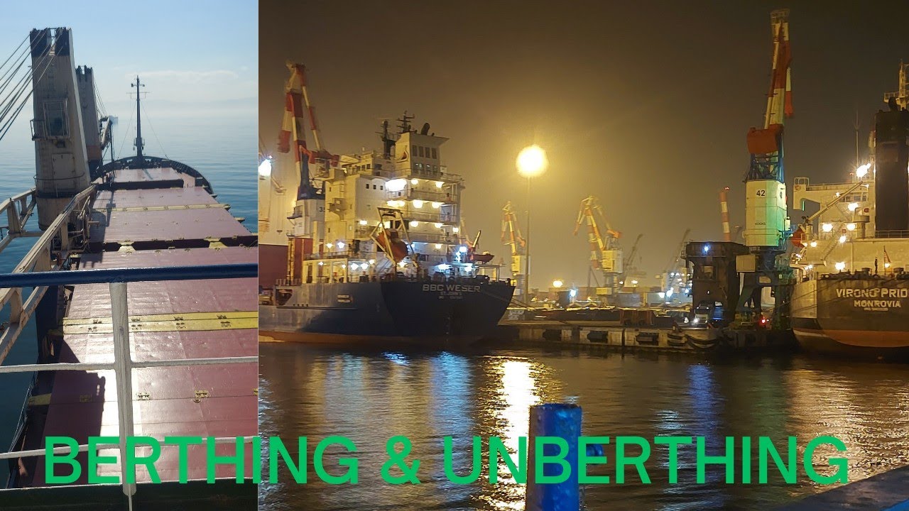 Alongside - Berthing & Unberthing @sailingposeidon #merchantnavy # ...