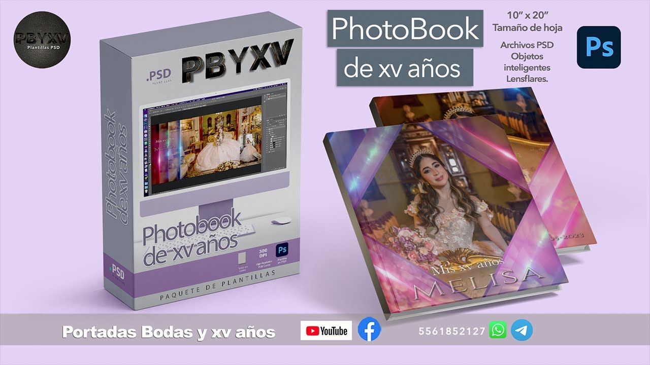 Tutorial Album de xv años 22 - YouTube