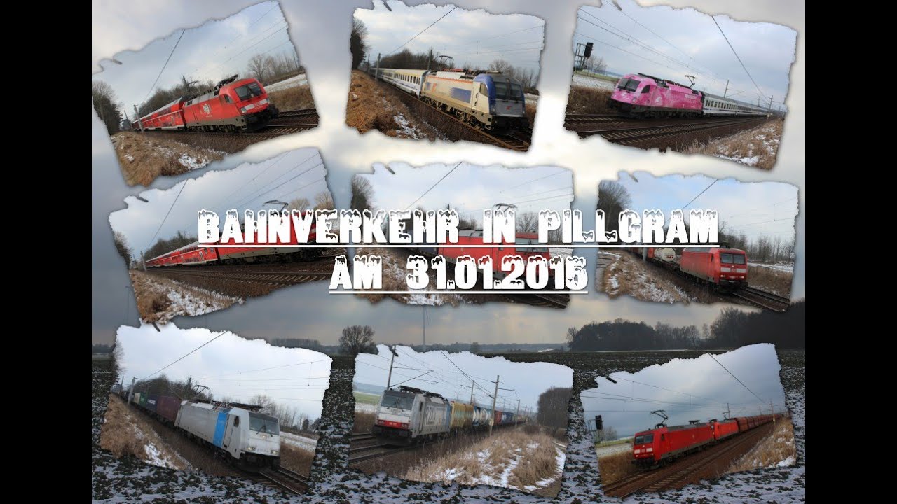 Bahnverkehr in Pillgram am 31.01.2015 ☆☆☆ - YouTube