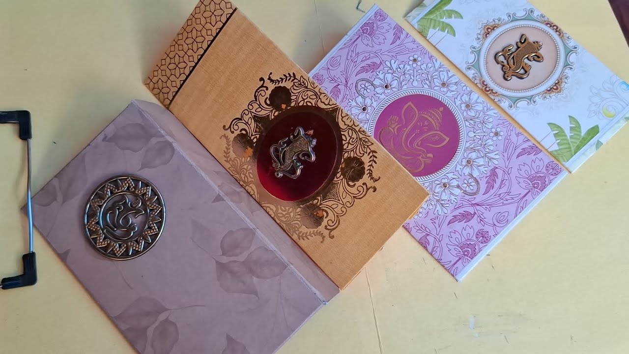 Invitation card reuse ideas | wedding card craft | pelli card reuse ...
